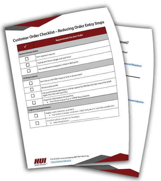 Reduce Order Entry Stops with Your Contract Manufacturer [with Checklist]